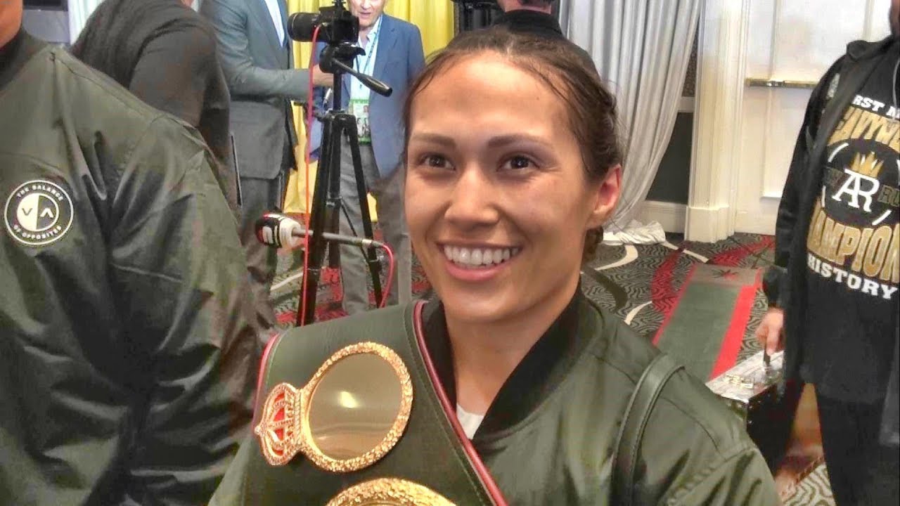 Seniesa Estrada on her dominant victory over Marlen Esparza - YouTube