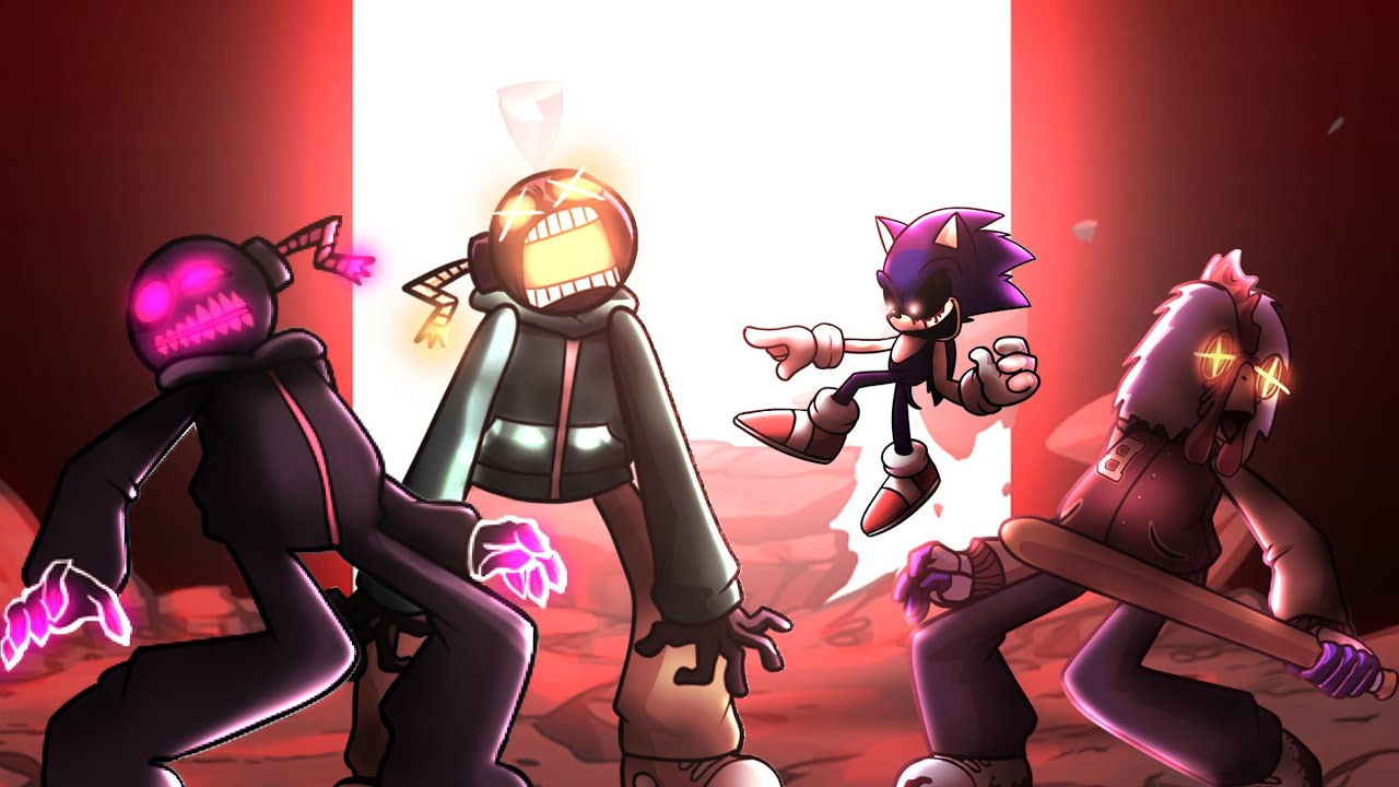 FNF Mashup: Confronting Yourself X Ballistic V3 X Ballistic HQ X ...