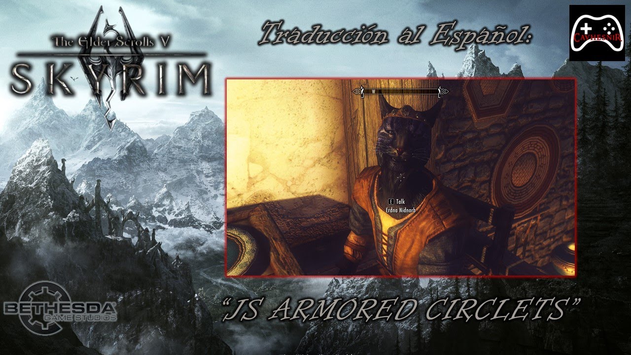 Skyrim Mods Traducción al Español: JS Armored Circlets - YouTube