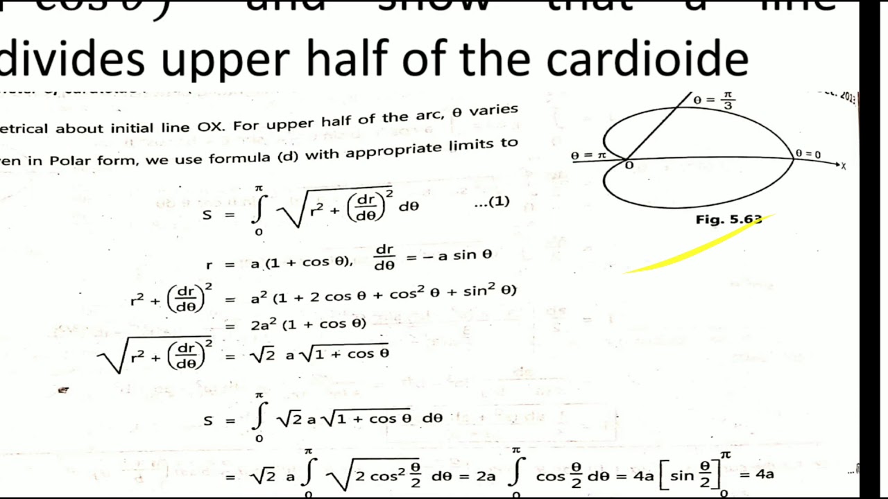 Rectification of curves | Examples Solved | | EM-II | Unit 4 - YouTube