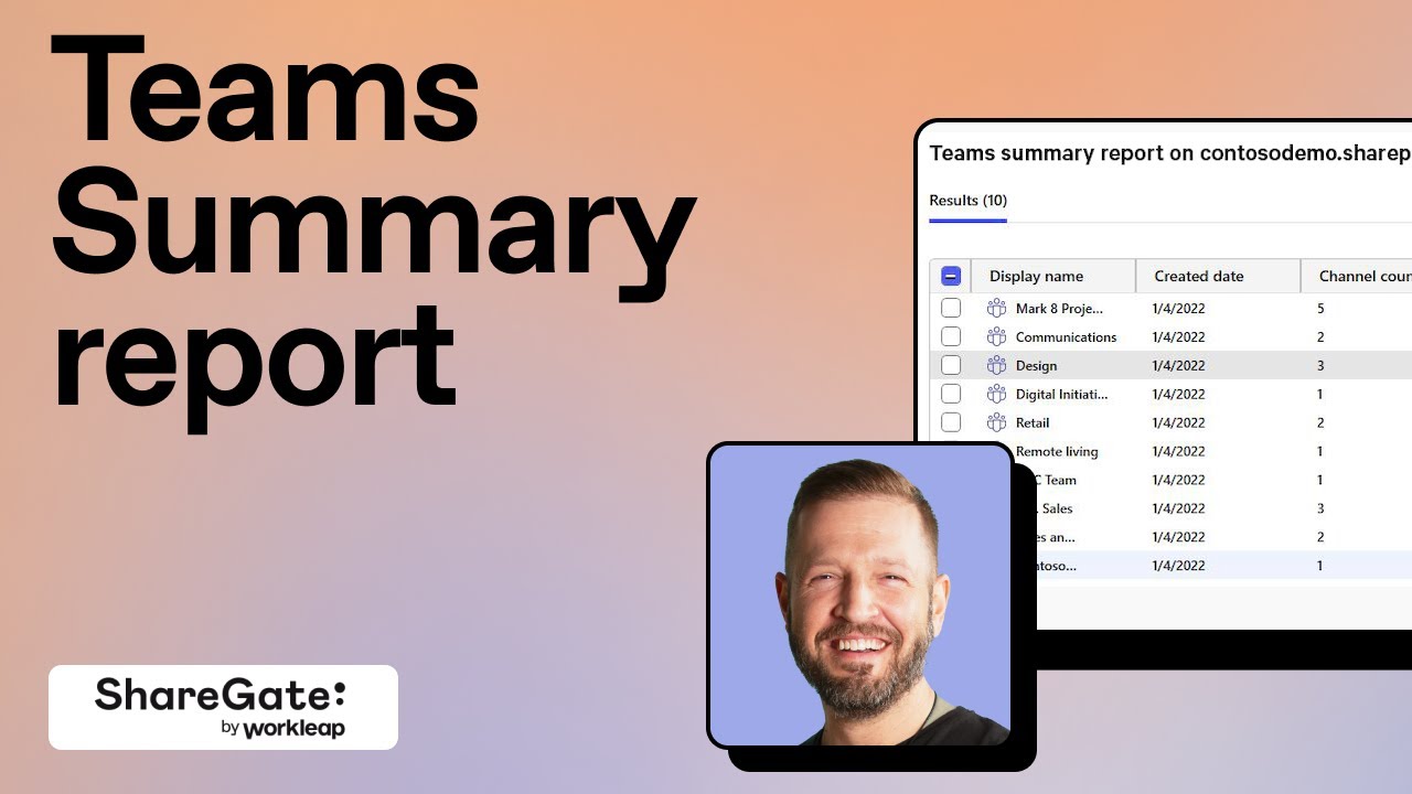 Teams Summary report - YouTube