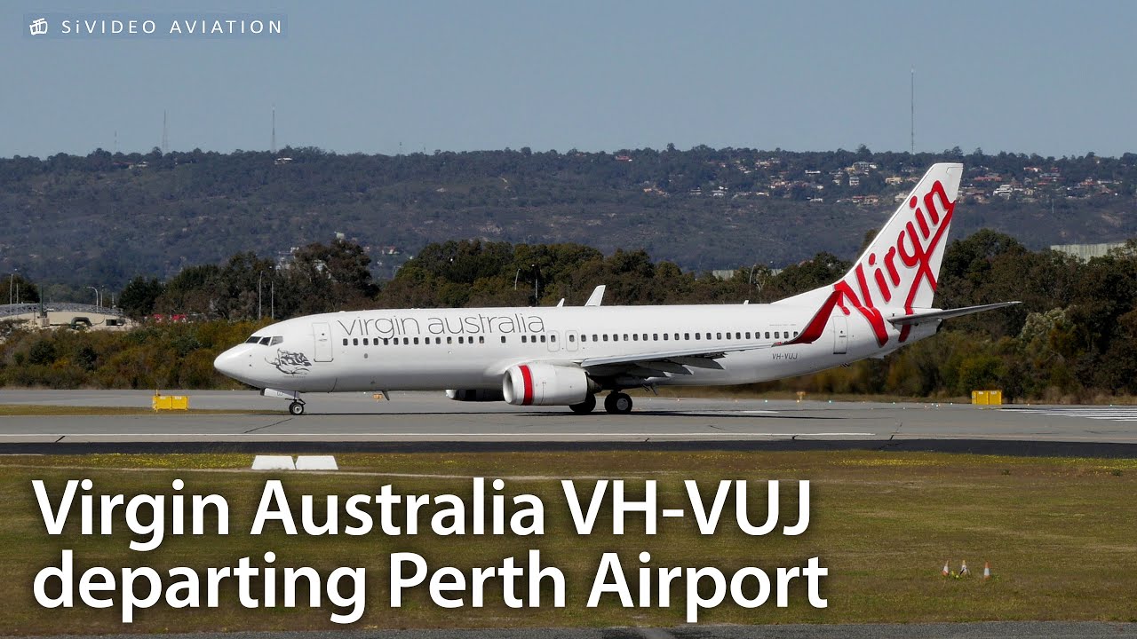 Virgin Australia (VH-VUJ) departing Perth Airport on RW03. - YouTube