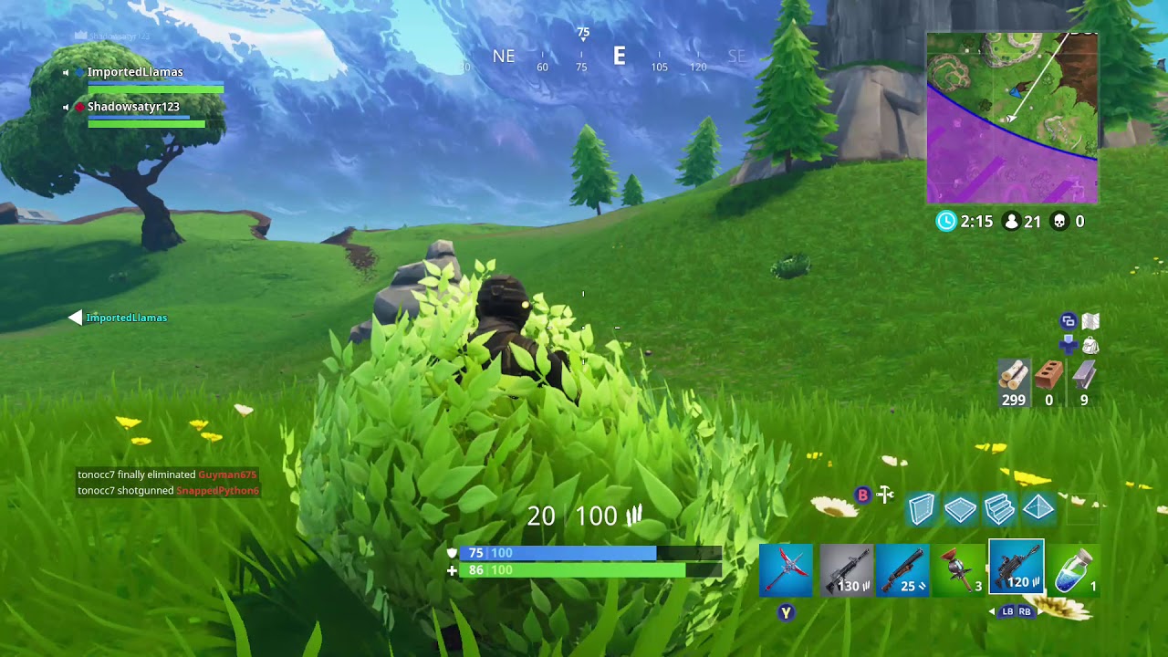 Scope AR elimination in fortnite - YouTube