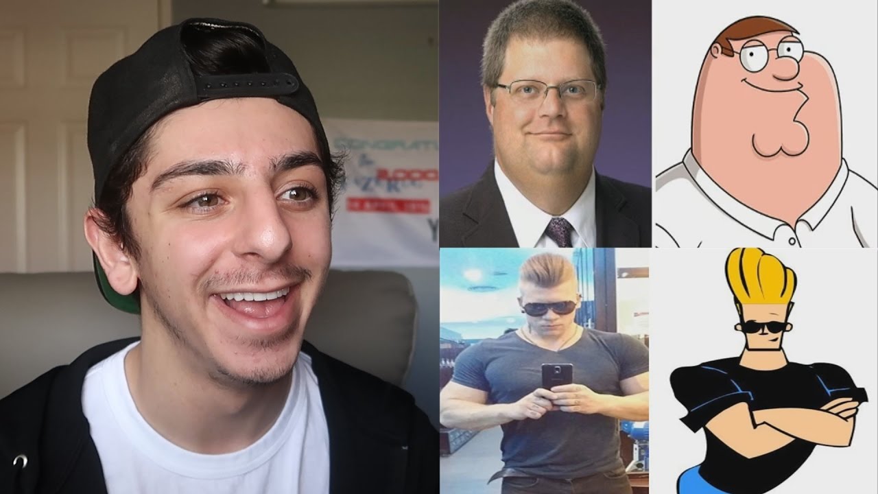 REACTING TO REAL LIFE CARTOON CHARACTERS!! | FaZe Rug - YouTube