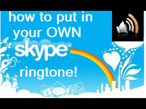 how to put in you own skype ringtone! - YouTube