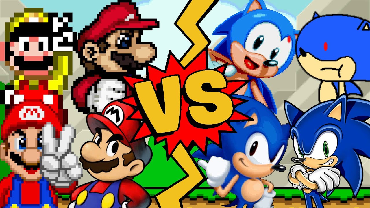 M.U.G.E.N Battles | Mario/Mario Fighter/Mario/Mario Maker vs Sonic ...