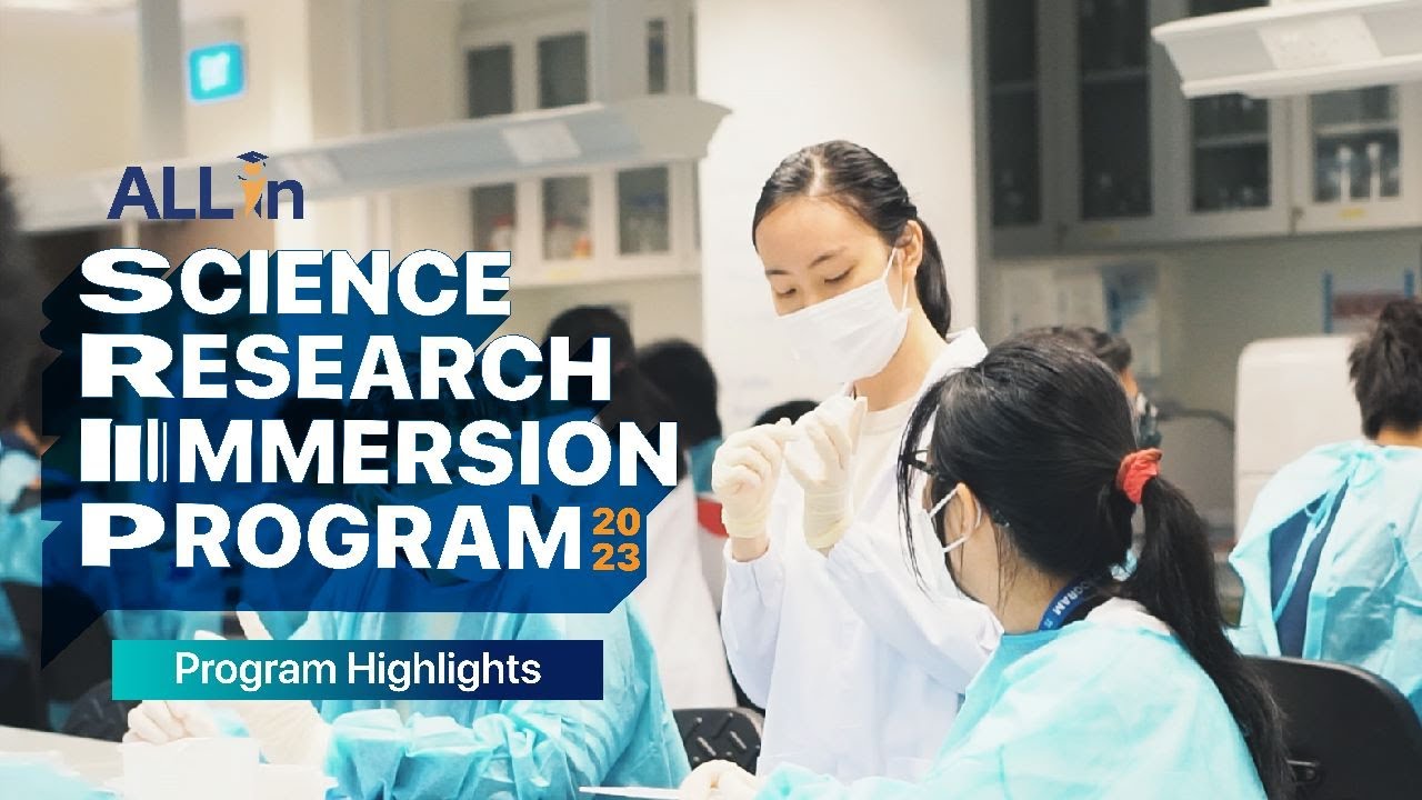ALL-IN SCIENCE RESEARCH IMMERSION PROGRAM IN SINGAPORE - YouTube