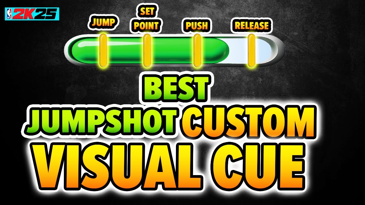 Best Jumpshot Custom Visual Cue Settings on NBA 2K25 - YouTube