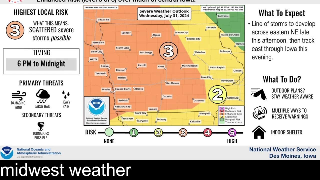 severe storm and flash flooding stream across Iowa - YouTube