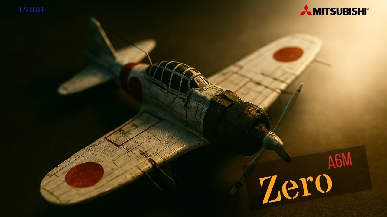 The A6M Zero in 1:72 Scale | A pure Paper WWII Legendary Build! (Viewer ...