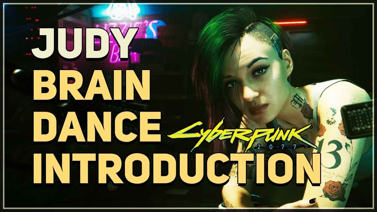Judy Braindance Introduction Cyberpunk 2077 - YouTube