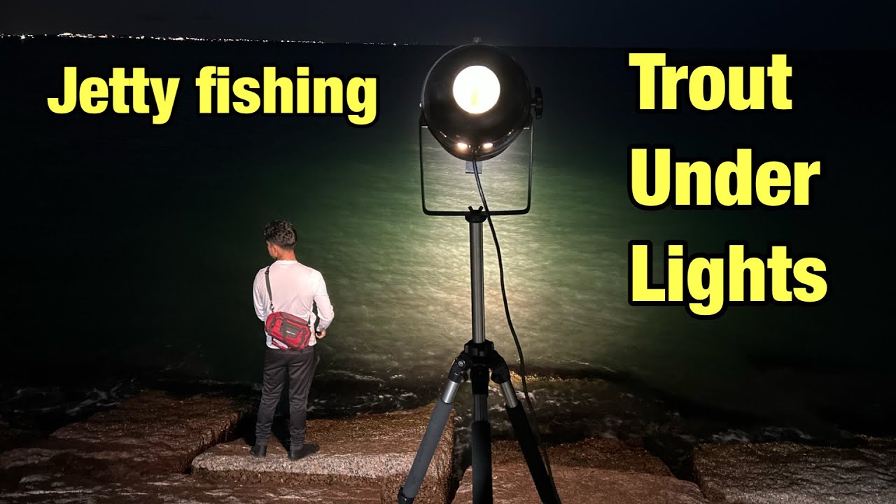 Night Time Jetty Fishing Freeport Texas (SurfSide) - YouTube