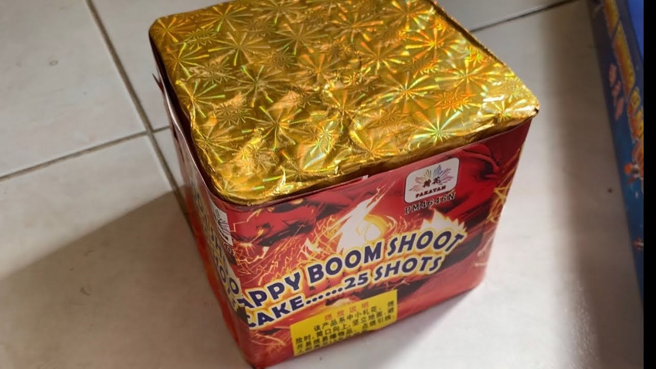 Happy boom shoot cake 25 shots (PAKATAN Brand) - YouTube