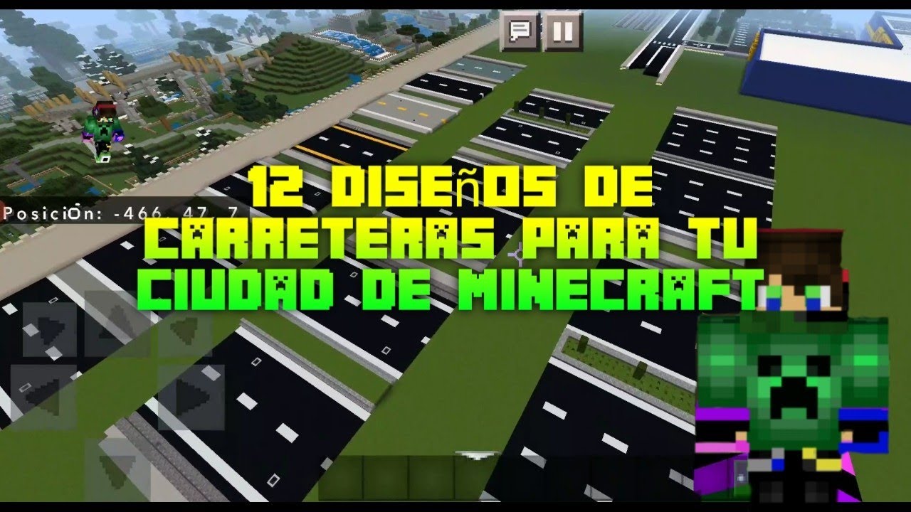 12 ideas de carreteras para tu ciudad en Minecraft ||| mine creaciones ...
