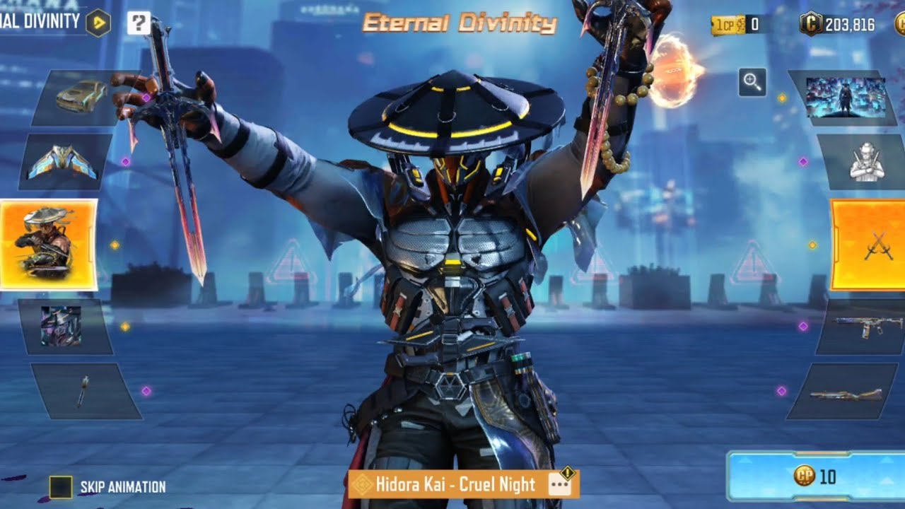 Buying Full Eternal Divinity Draw in Cod Mobile | Hidora Kai Cruel ...