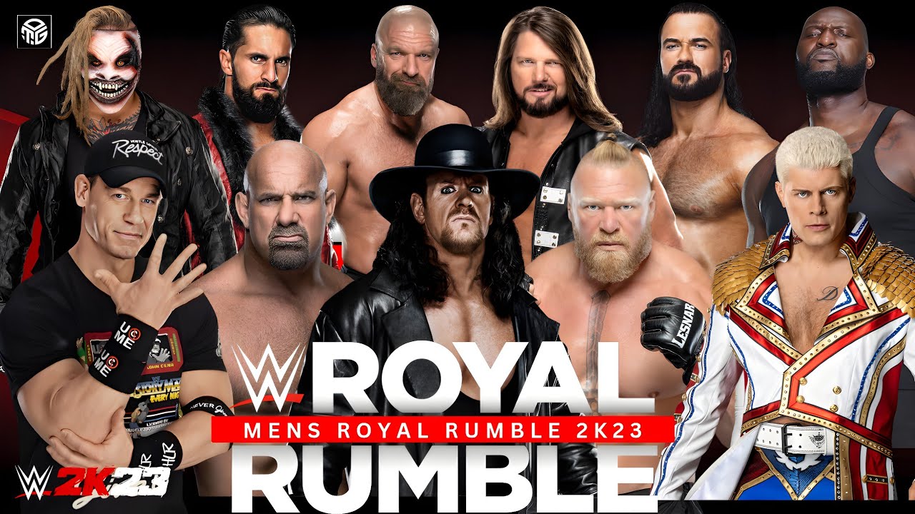 FULL MATCH - Mens Royal Rumble Match: Royal Rumble 2K23 - YouTube