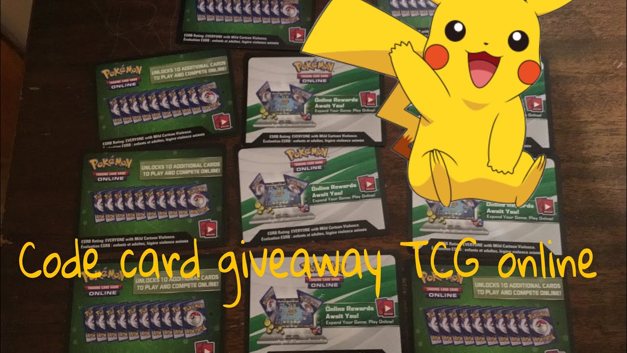 Pokémon TCG online code card giveaway - YouTube
