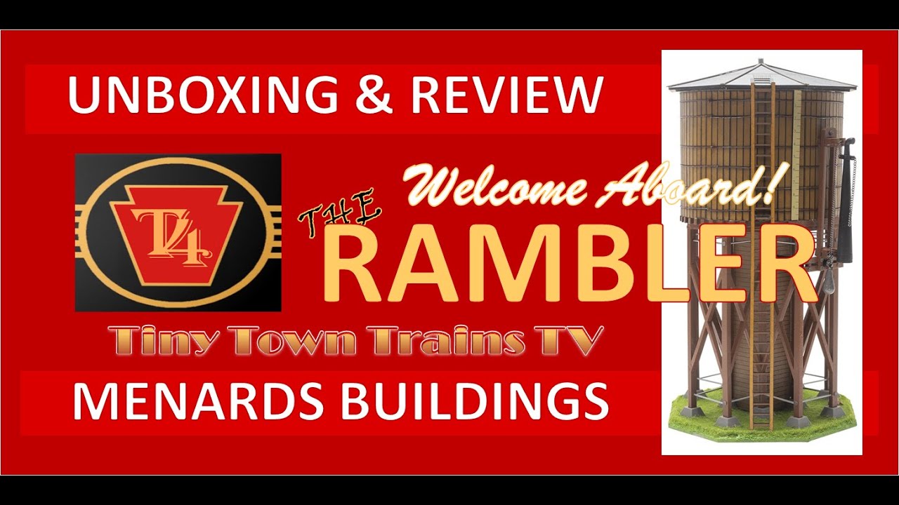 T4 RAMBLER #10: Menards Trains Buildings Unboxing & Review - 9 Level O ...