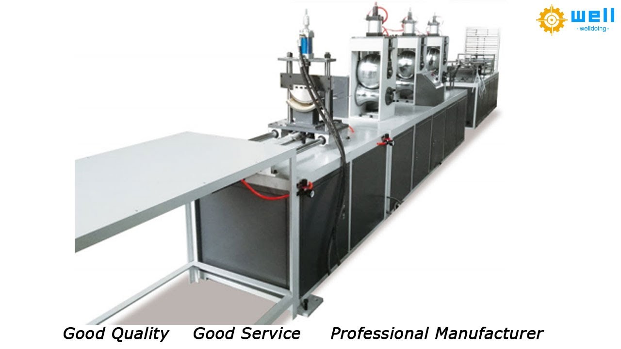 paper edge board punching cutter machine #packagingmachine - YouTube