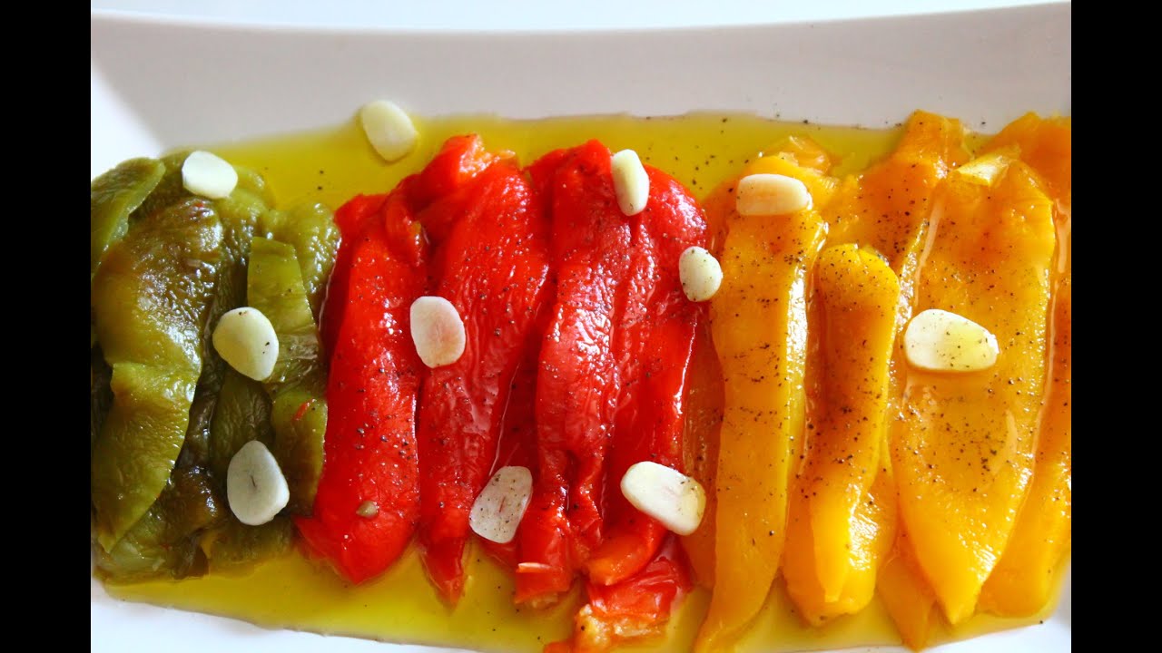 SALADE DE POIVRONS GRILLÉS FACILE Par QUELLE RECETTE - YouTube