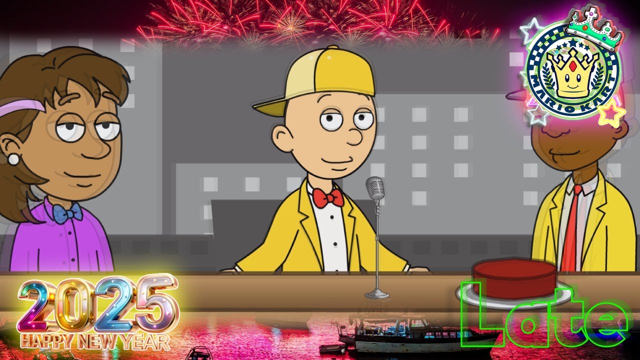 Caillou, Dora and Little Bill Hosts New Years Eve Fireworks - YouTube