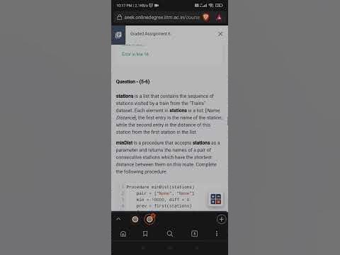 iitm CT Graded Assignment Week 6 solutions - YouTube