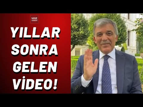Abdullah Gül'den Yıllar Sonra Video: \