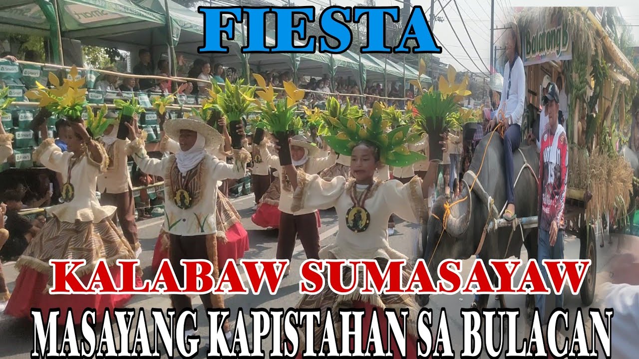 MASAYANG KAPISTAHAN SA BULACAN MGA KALABAW TODO AYOS AT SUMASAYAW PA ...