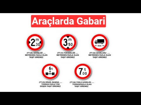Gabari Nedir, Gabari Levhaları ve Sınırlamaları