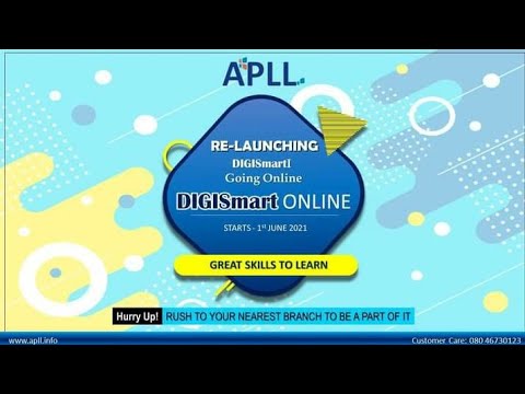 APLL Digi Smart Online Course Launching in India ॥ APLL Digi Smart ...