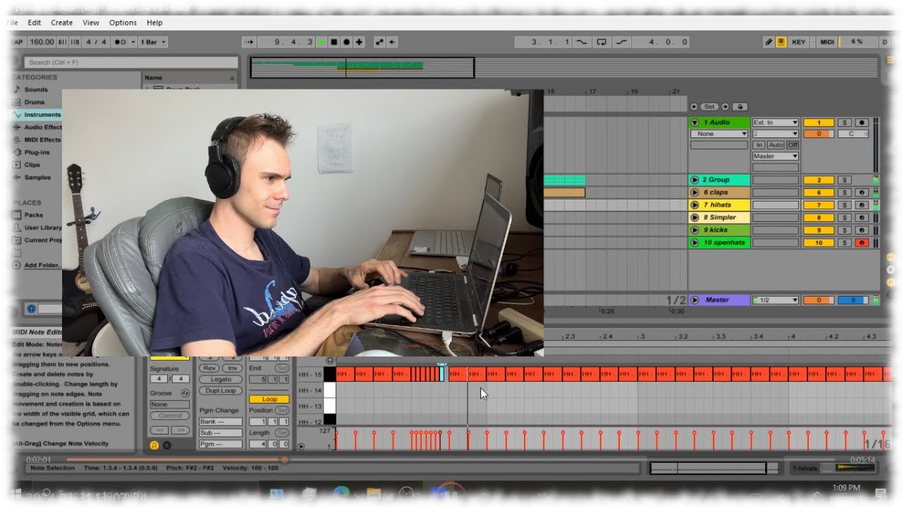 Making a Melodic, Emo Acoustic Guitar Type Beat For Midwxst | Ableton ...