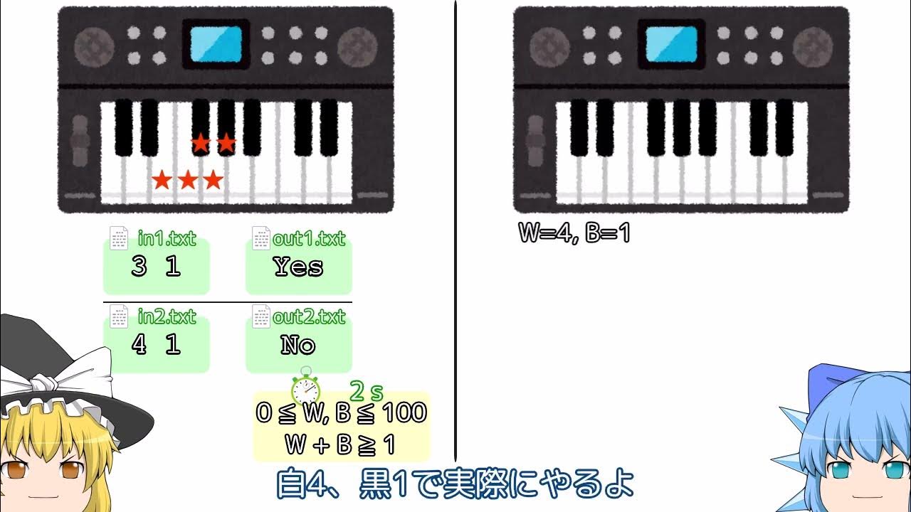 3分でatcoder Beginner Contest 346 A F【ゆっくり解説】 Youtube