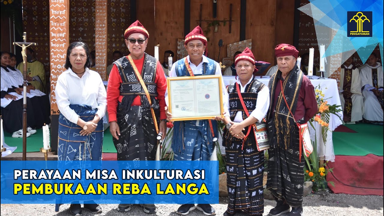 MISA INKULTURASI PEMBUKAAN REBA LANGA + PENYERAHAN SERTIFIKAT INDIKASI ...