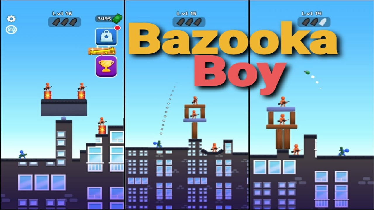 Bazooka Boy Android Gameplay - SuBjeCt FRee - YouTube