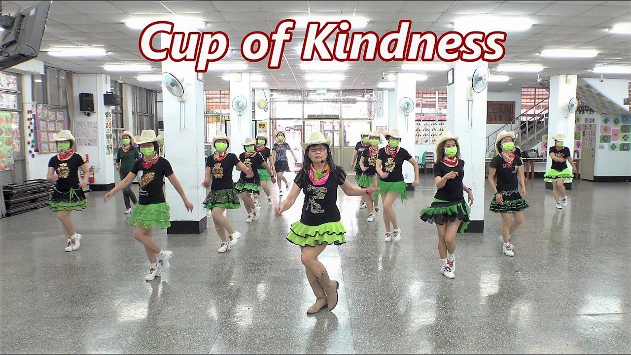 Cup of Kindness│Line Dance by Vikki Morris (UK) │Demo & Walk Through║慈杯 ...