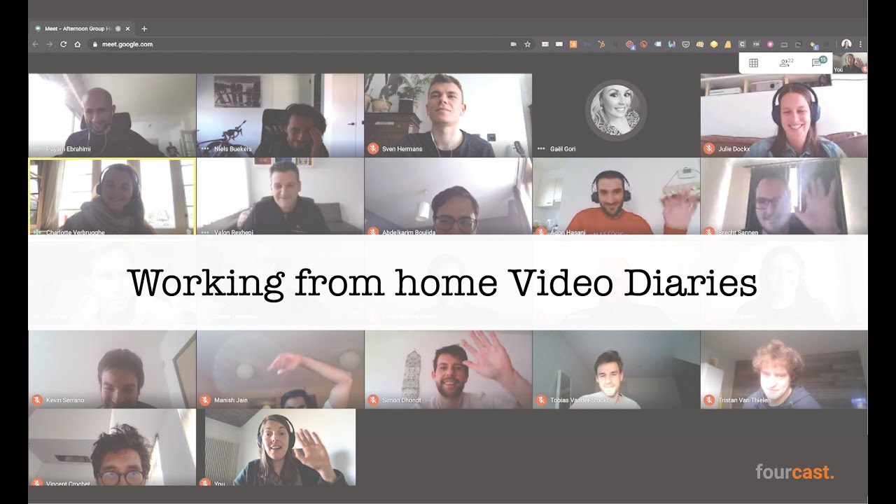 Working From Home Video Diaries - Day 1 - YouTube
