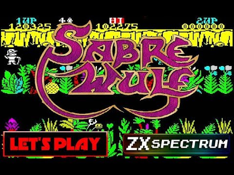 LET'S PLAY: SABRE WULF (ZX SPECTRUM - With Commentary) - YouTube