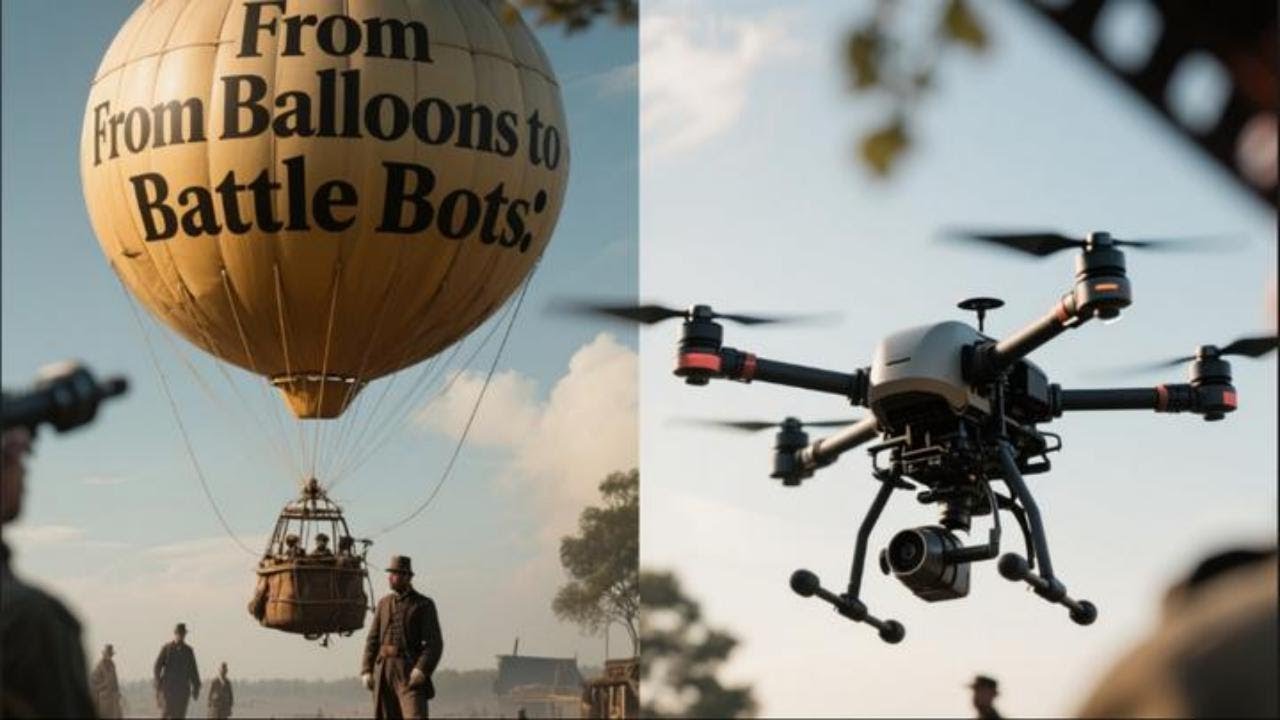 THE ORIGIN OF DRONES: FROM 1849 BALLOONS TO BATTLE - YouTube