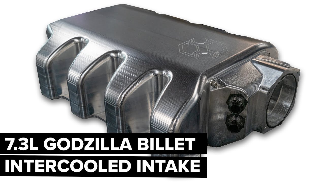 7.3L Godzilla Billet Intercooled Intake [Supercharged & Turbo Setup ...