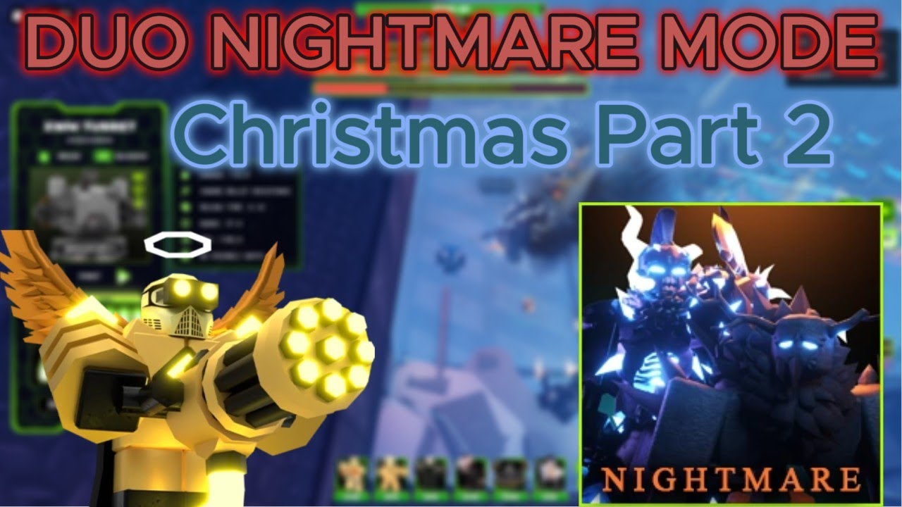 DUO NIGHTMARE MODE CHAPTER 2 IS TOO EASY - Tower Defense X - YouTube