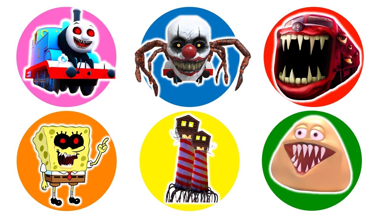 Spin Wheel Thomas Exe, Clown Eater, Train Eater, Spongebob Exe, Light ...