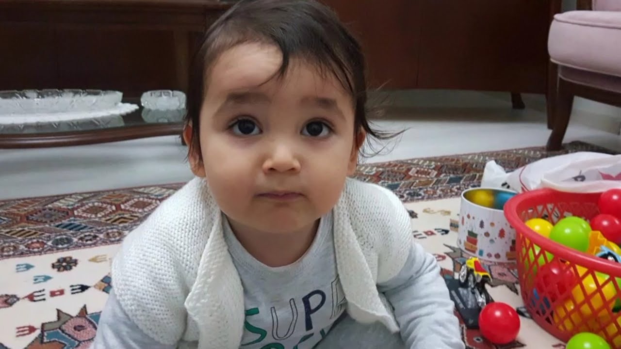 Funny Baby Scared of Toys Cute Baby Videos - YouTube