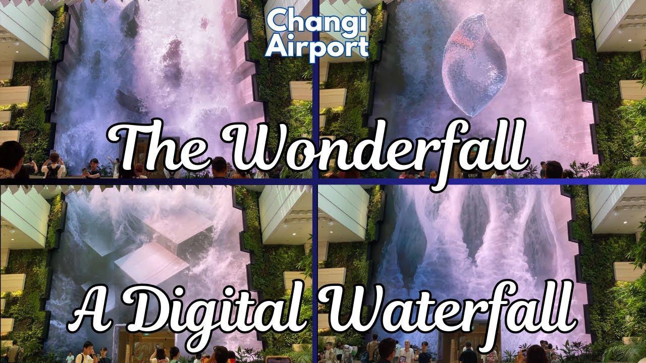 The Wonderfall at Terminal 2, Singapore Changi Airport - YouTube