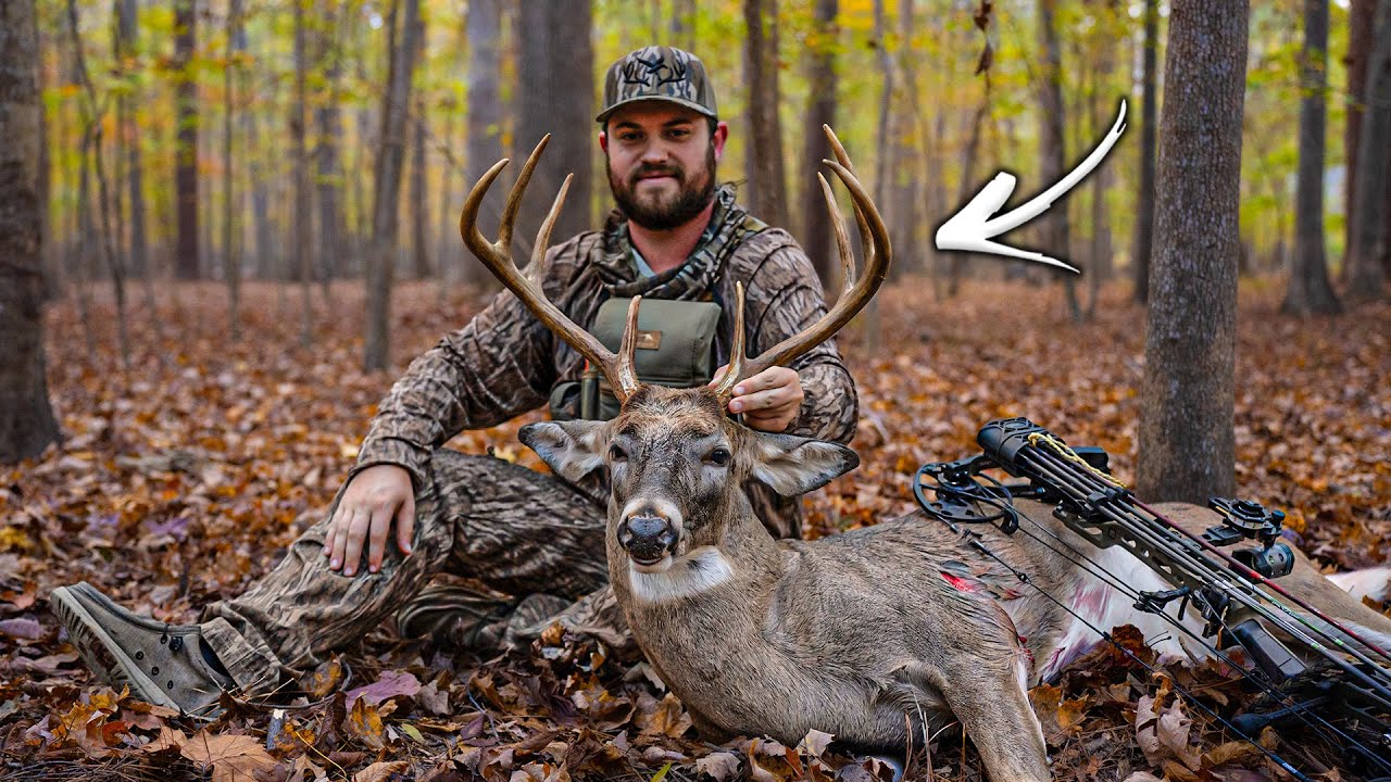 The Most Perfect Shot On A Whitetail! (RUTTING ACTION) - YouTube