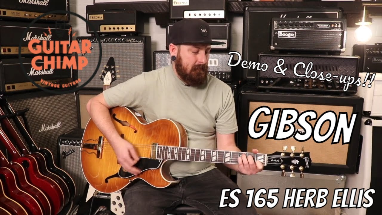 Review & Demo | '03 Gibson ES 165 Herb Ellis Light Burst - YouTube