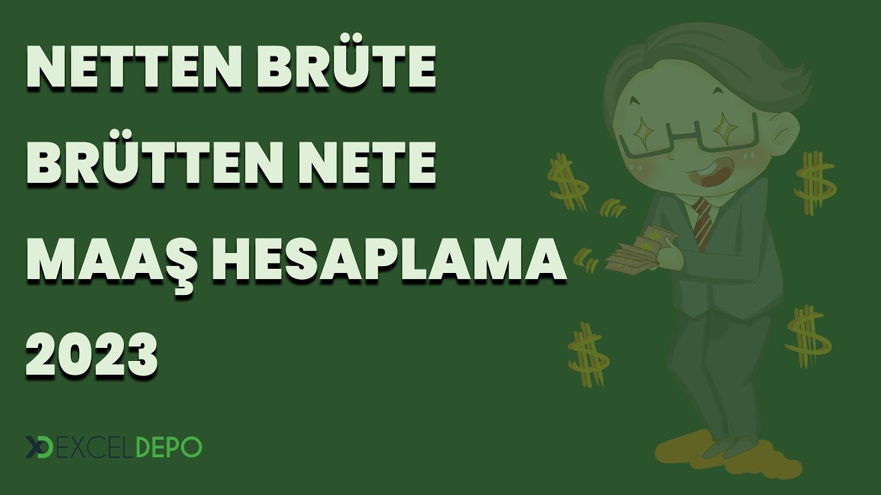 2023 Netten Brüte, Brütten Nete Maaş Hesaplama - YouTube
