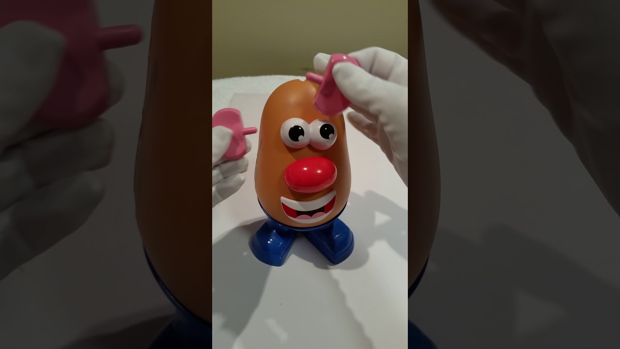 Mr Potato Head - body parts in English and Spanish - YouTube