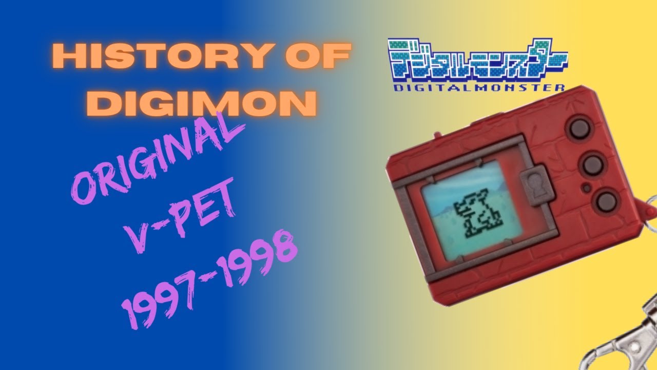 History of Digimon | Original V-Pet 1997-1998 - YouTube