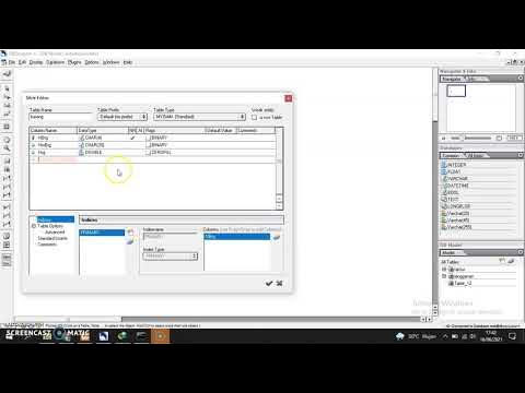 Membuat Database "MySQL'" Menggunakan DB Designer - YouTube