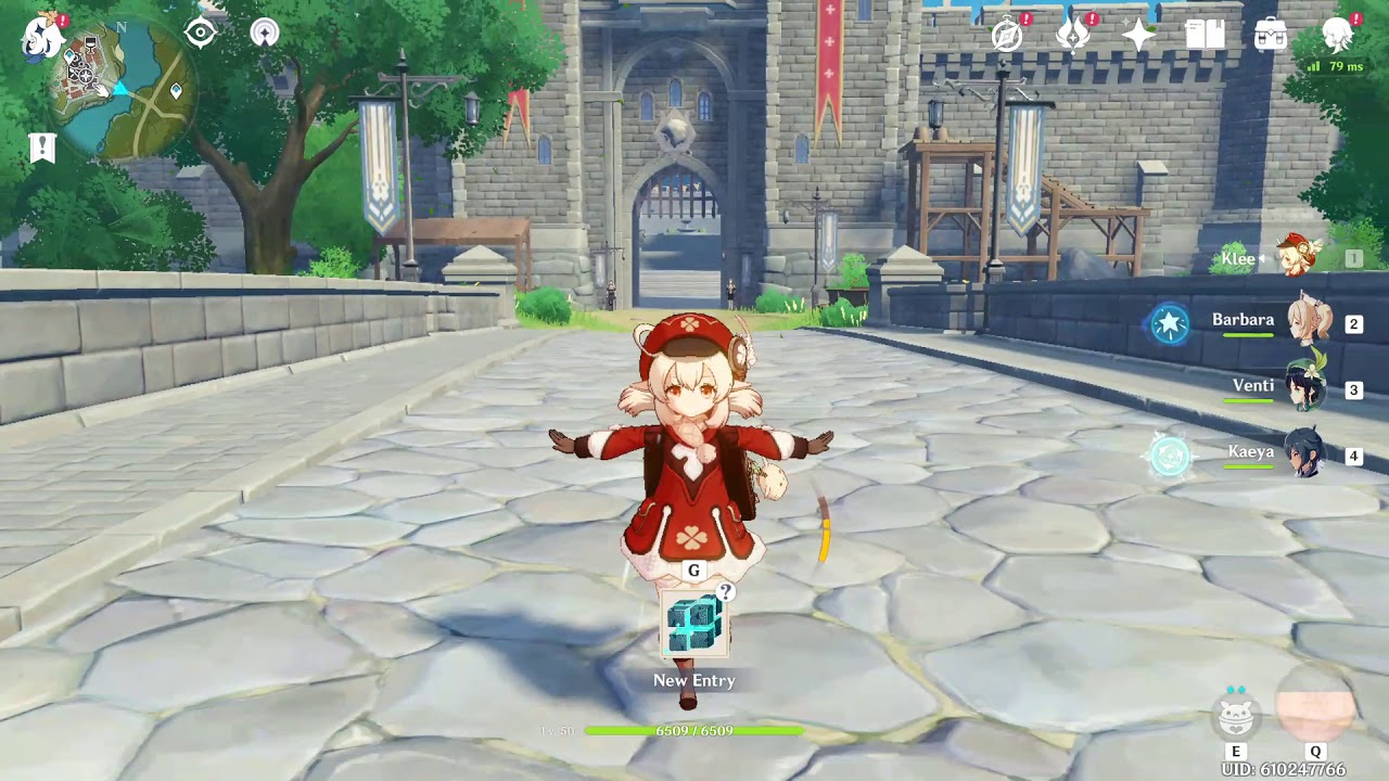 Klee running on a bridge - YouTube